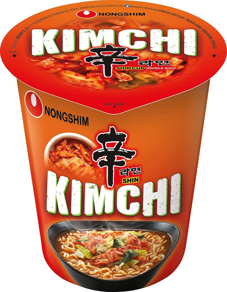 Nongshim Kimchi Cups Full Case (67x12) - Spicy Noodles